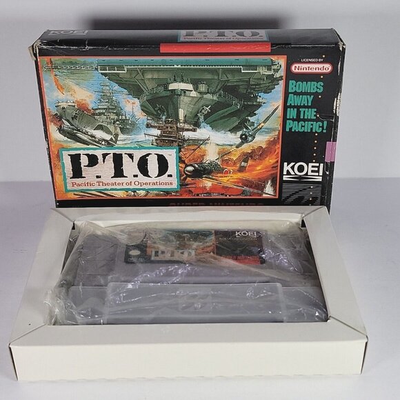 Video Games & Consoles | Super Nintendo Koei Pto Pacific Theater Of ...